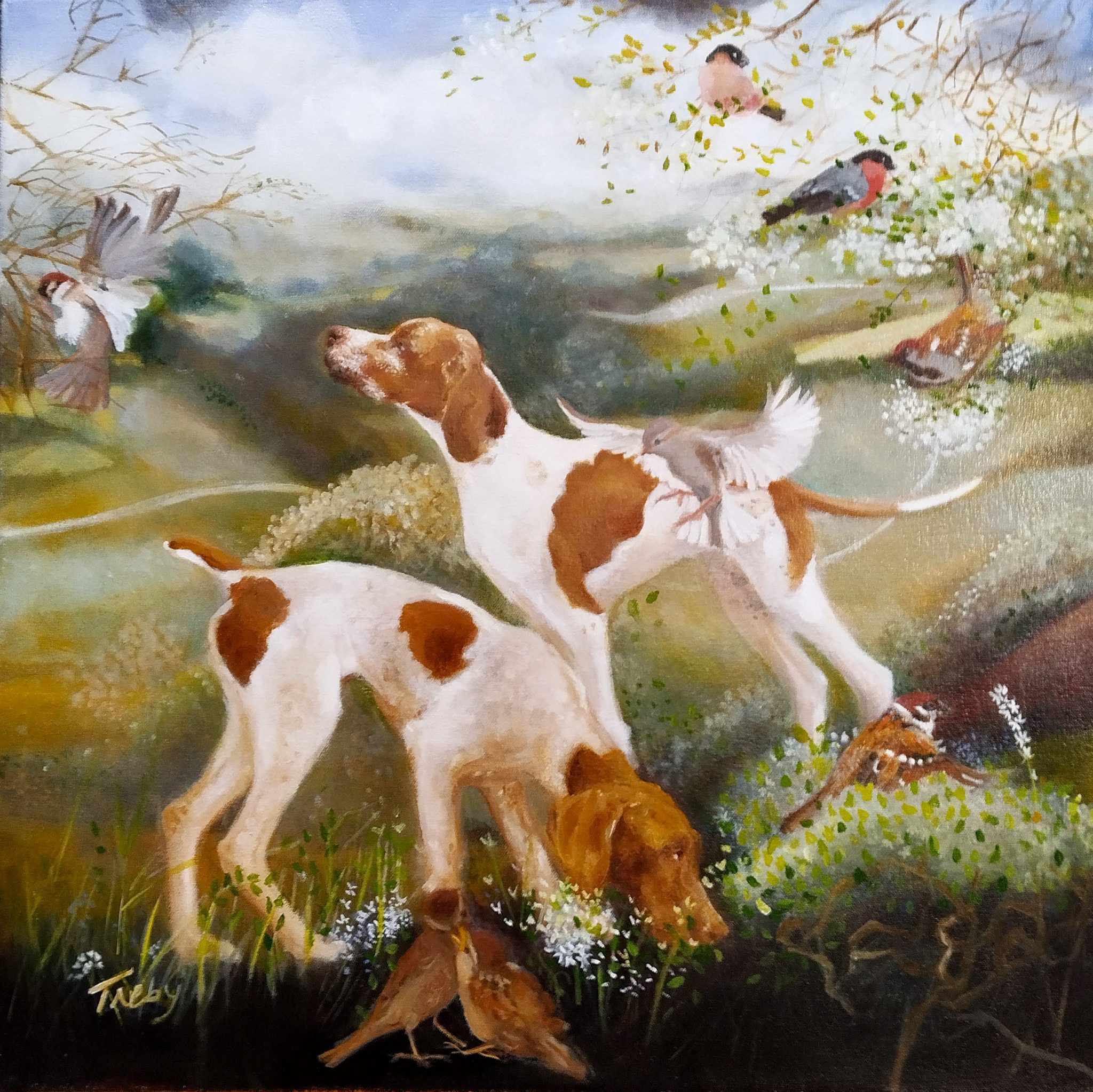 POINTERS, SPARROWS & BULLFINCHES - The Red Dot Gallery